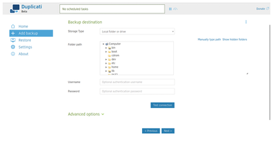 Tutorial – Duplicati » Linux Magazine