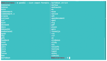 Command Line – pandoc » Linux Magazine