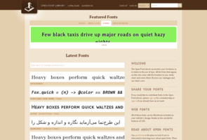 Open Font Library: The Font Fountain » Linux Magazine
