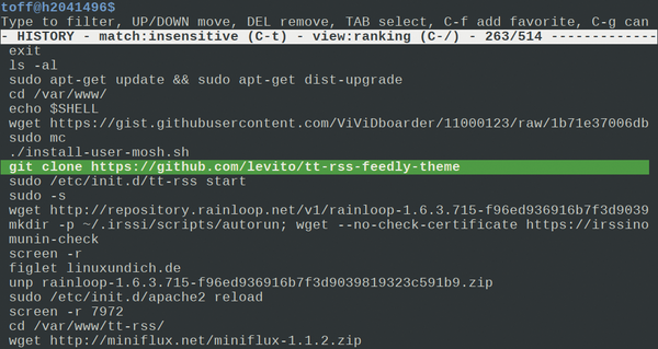 Reusing Previous Commands With The Bash History Linux Magazine 