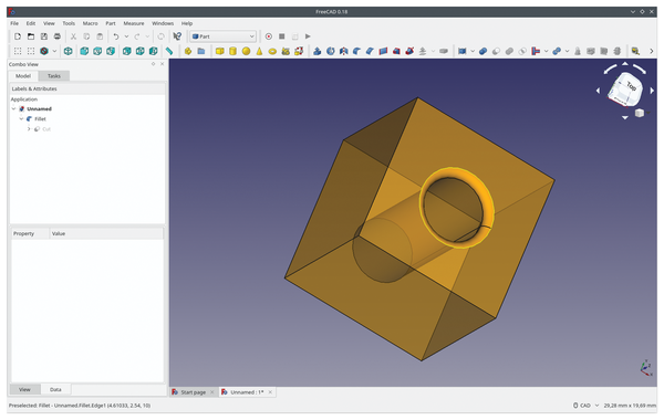 Tutorials – FreeCAD » Linux Magazine