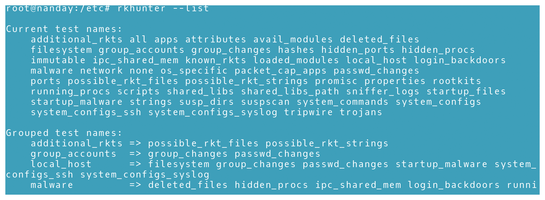 Command Line – rkhunter » Linux Magazine