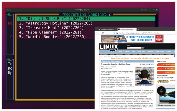 Programming Snapshot – Terminal Dashboard » Linux Magazine