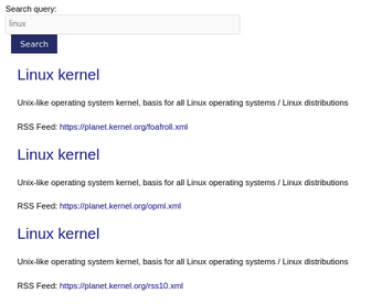 Tutorial – Homegrown RSS Aggregator » Linux Magazine