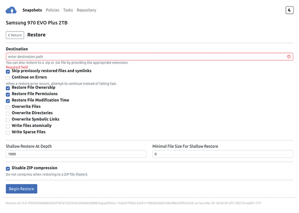 Tutorial – Mastering Kopia » Linux Magazine