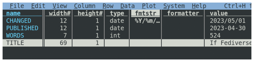 Data Exploration » Linux Magazine