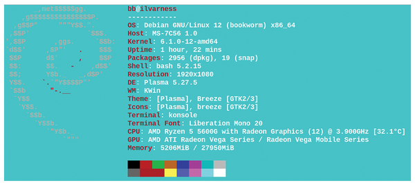 Command Line Neofetch Linux Magazine