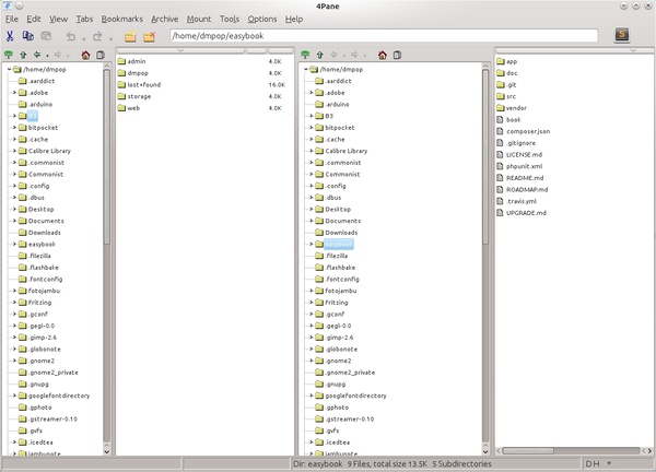 Pane Bonanza: 4Pane File Manager » Linux Magazine