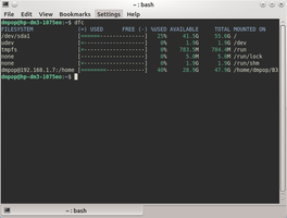 Display File System Space Usage with dfc » Linux Magazine