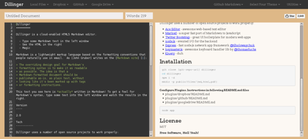Dillinger: Markdown Editor Done Right » Linux Magazine