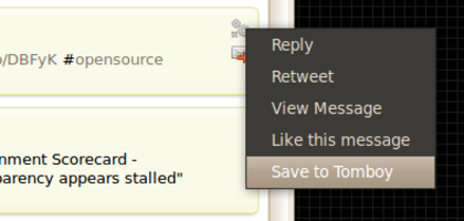 Gwibber to Tomboy » Linux Magazine