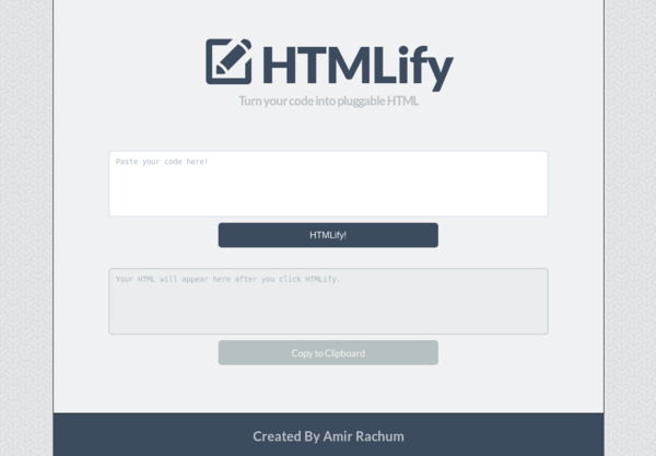Make Code Snippets HTML-Friendly with HTMLify » Linux Magazine