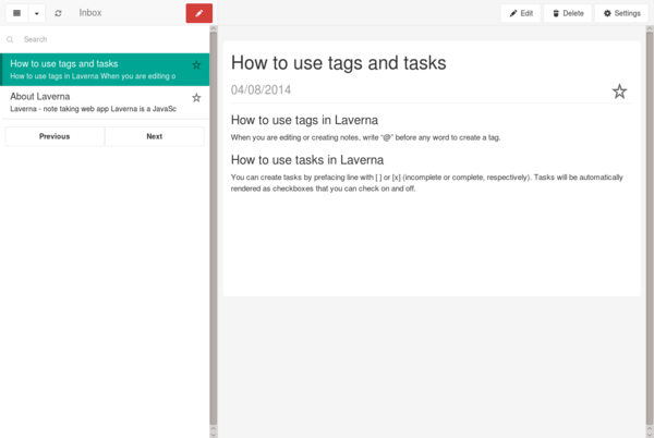 Laverna: Markdown Editor in Your Browser » Linux Magazine