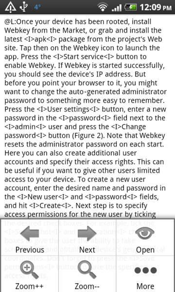 Read ODF Documents on Android with OpenOffice... » Linux Magazine