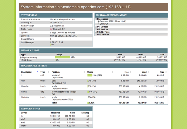 Keep an Eye on Your Server with phpSysInfo » Linux Magazine