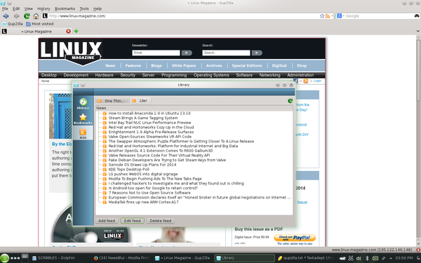 QupZilla: Lightweight Browser » Linux Magazine