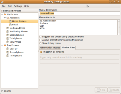 Saving keystrokes with AutoKey » Linux Magazine