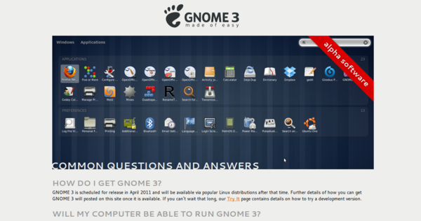 gnome 3 release date
