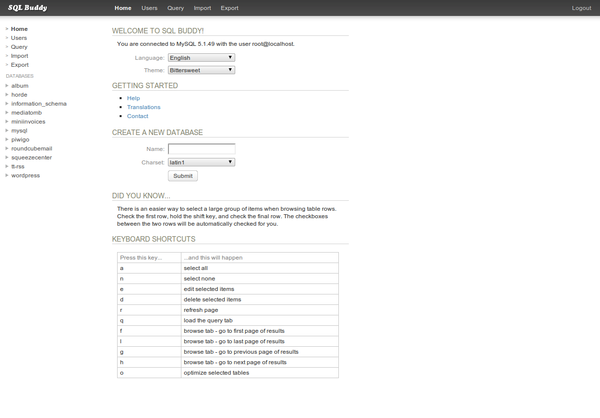 Manage MySQL with Consummate Ease Using SQL Buddy » Linux Magazine