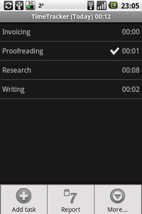 Tracking Time on Android with TimeTracker » Linux Magazine