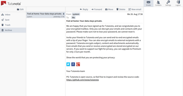 Tutanota: A Promising Privacy-Focused Email Ser... » Linux Magazine