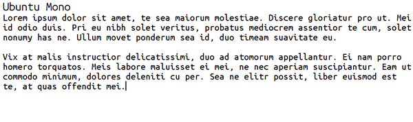 Six Monospaced Free-Licensed Fonts » Linux Magazine