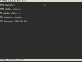 Monitor ACPI with yacpi » Linux Magazine