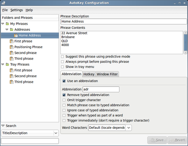 Avoid Typing with Autokey » Linux Magazine