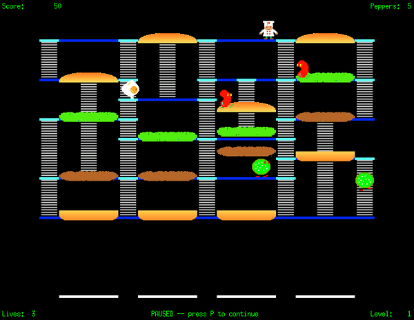 Simple diversions: BurgerSpace and Enigma » Linux Magazine